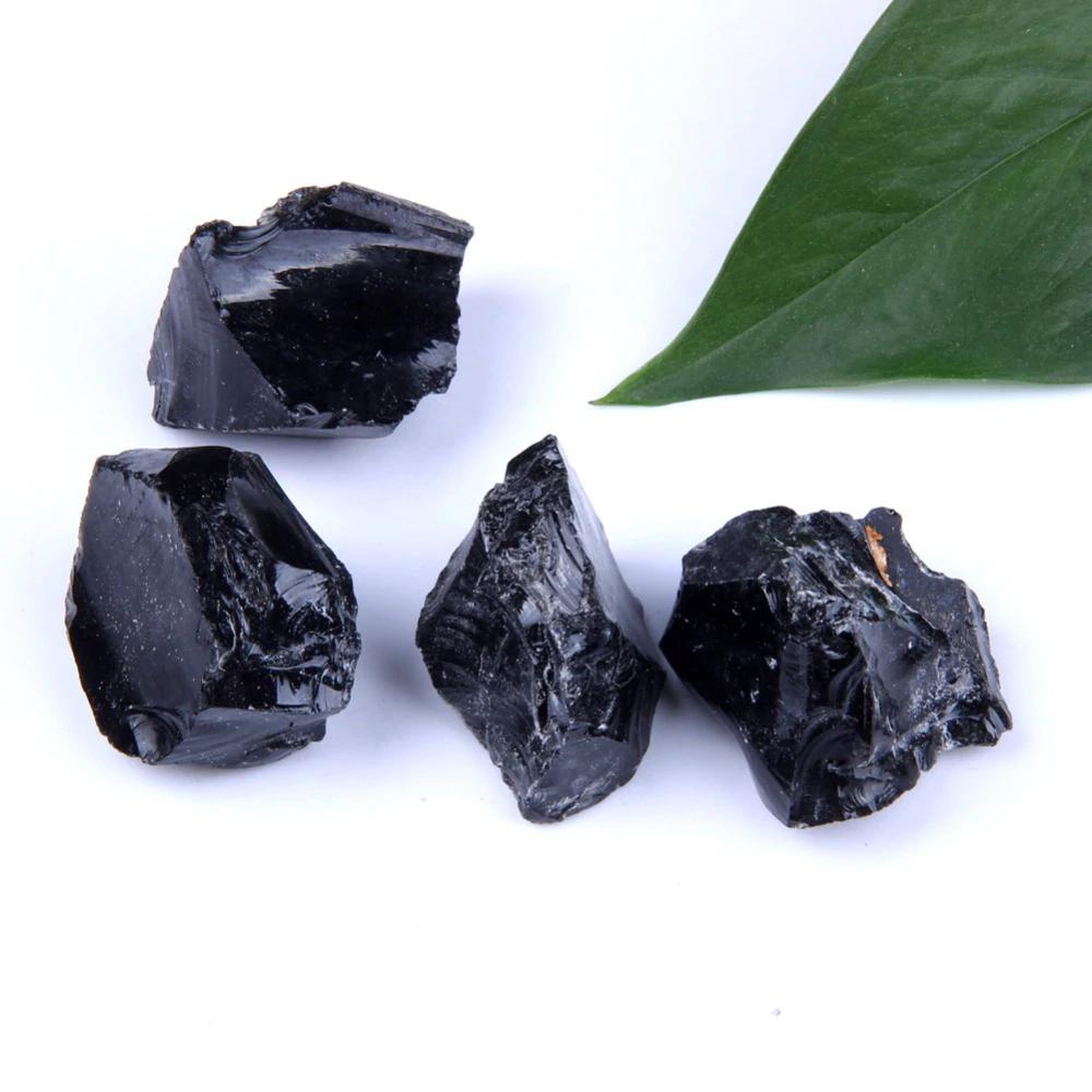 Raw Obsidian Stone
