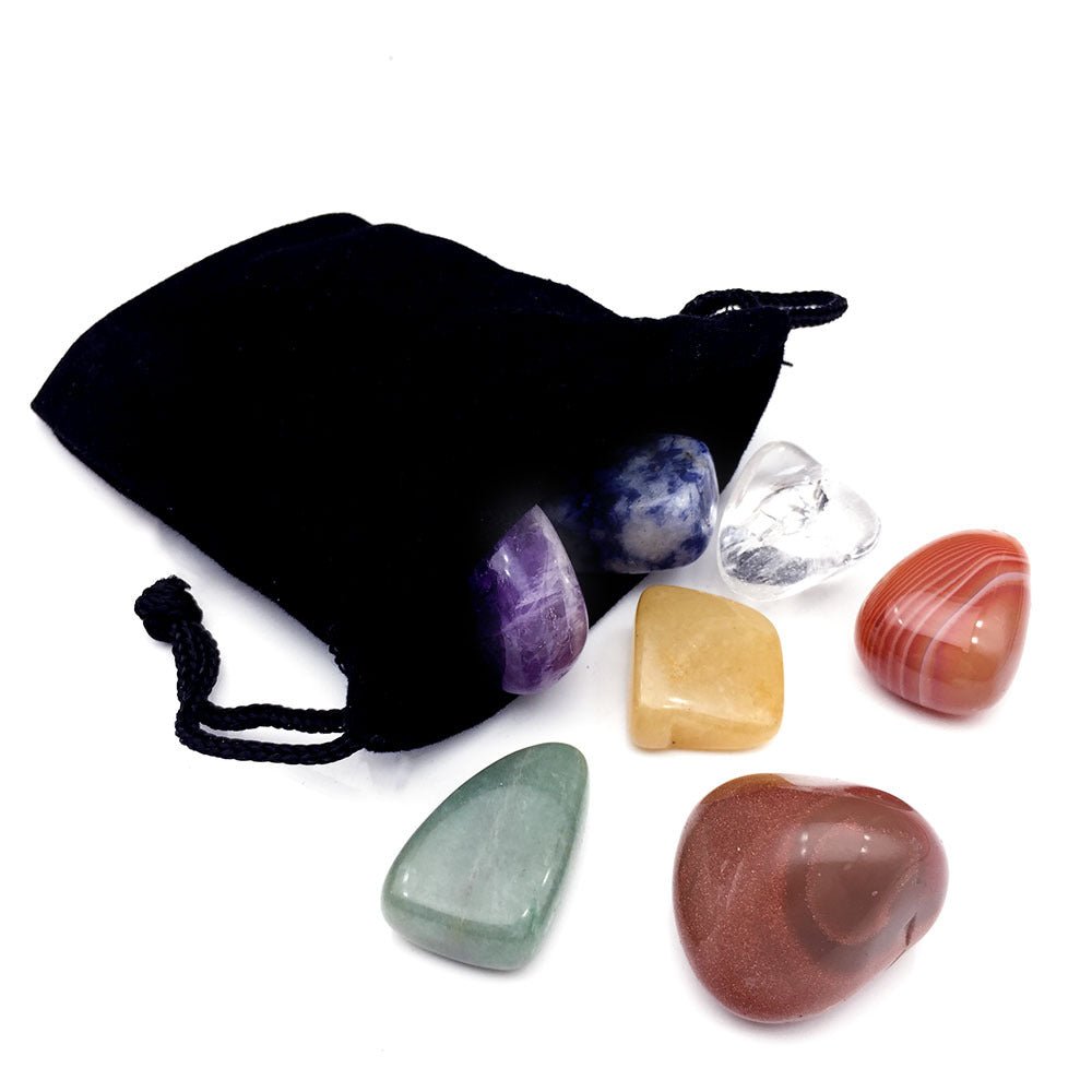 7 Chakra Stone Set - Healing Crystals - Tarah Co