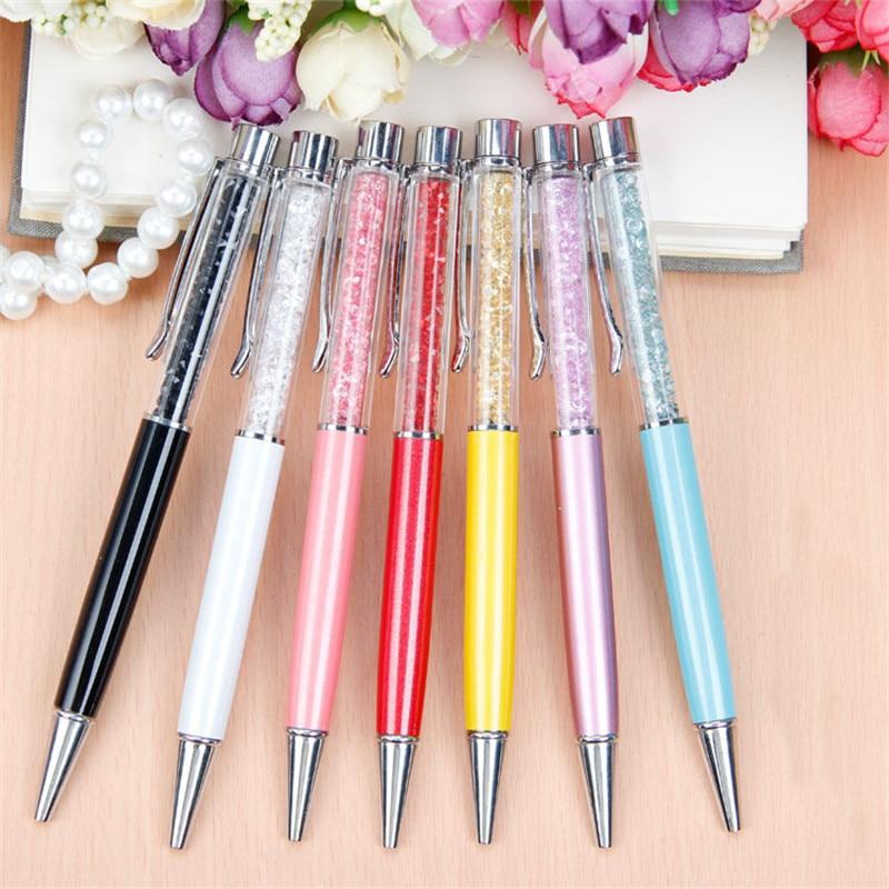 Natural Stone Healing Pens | Crystal Stylus Balllpoint Pens, 5 PC Set