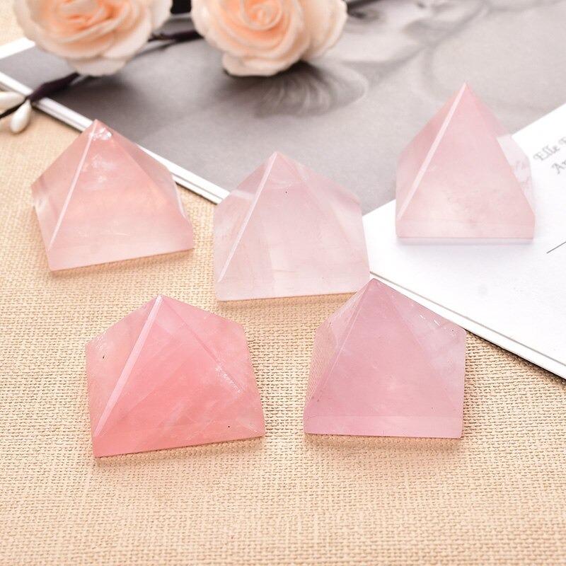 Rose Quartz Pyramid